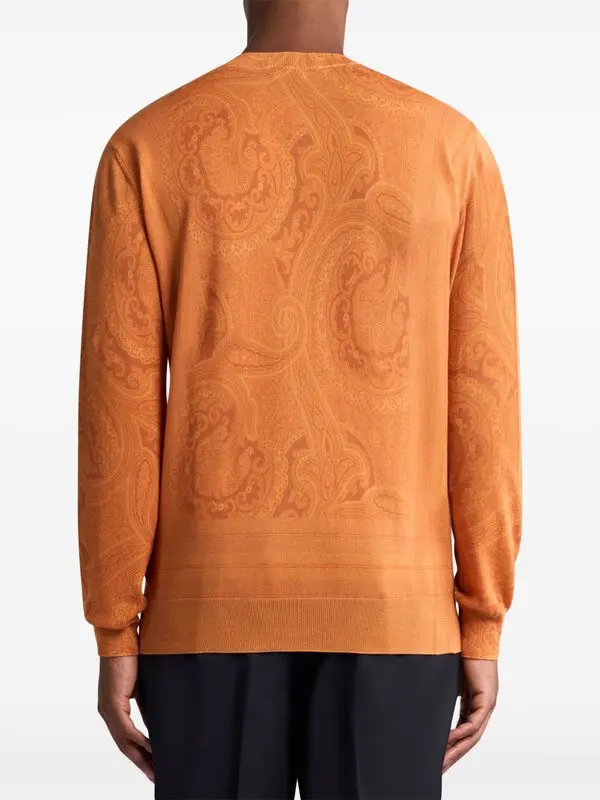 Etro Paisley Silk-cashmere Sweater