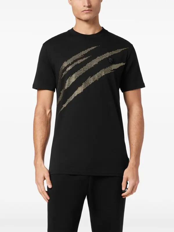 PLEIN SPORT Scratch-print T-shirt