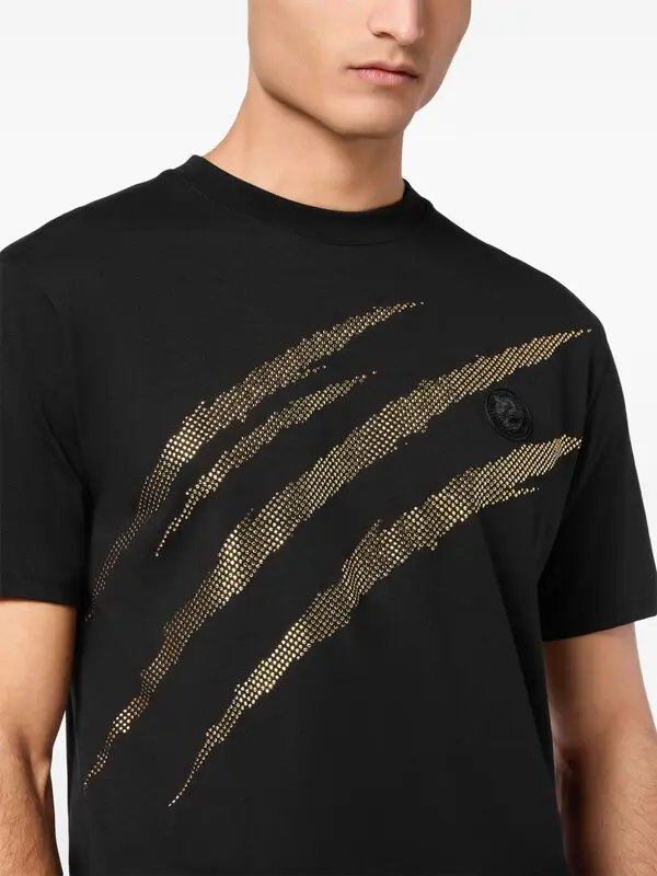 PLEIN SPORT Scratch-print T-shirt