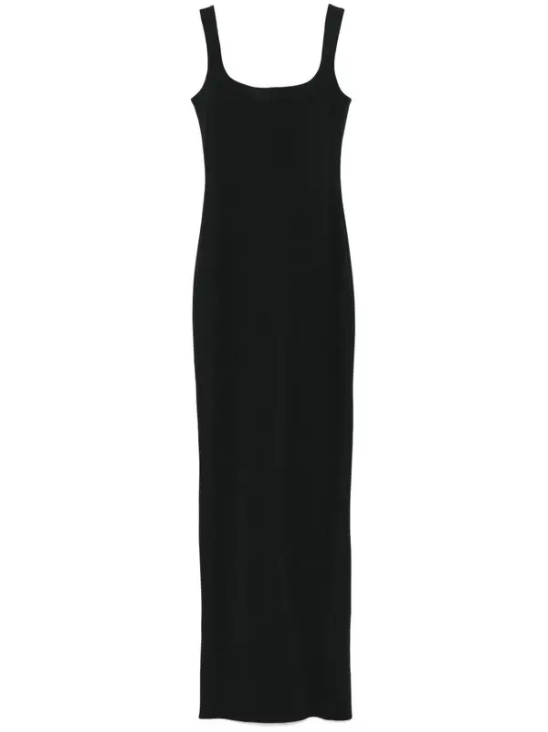 ENTIRE STUDIOS Square-neck Maxi Dress - Black