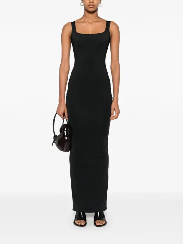 ENTIRE STUDIOS Square-neck Maxi Dress - Black