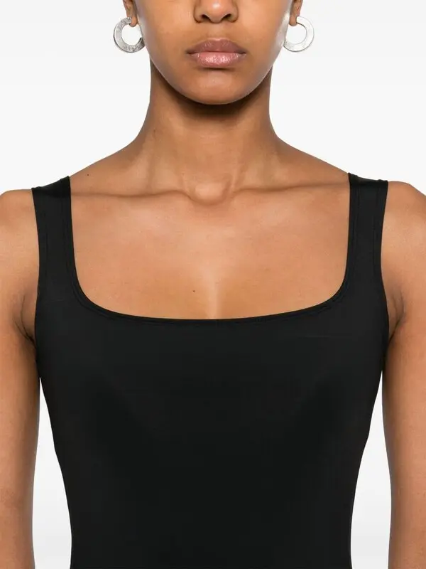 ENTIRE STUDIOS Square-neck Maxi Dress - Black