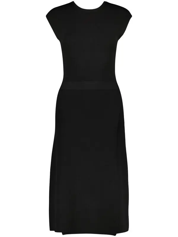 YVES SALOMON Knitted Wrap Dress