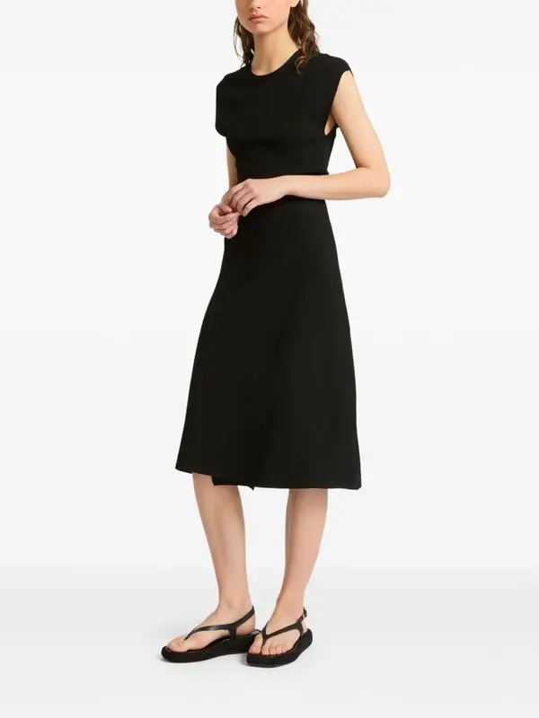 YVES SALOMON Knitted Wrap Dress