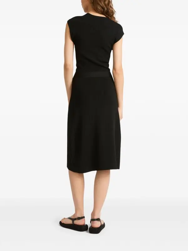 YVES SALOMON Knitted Wrap Dress