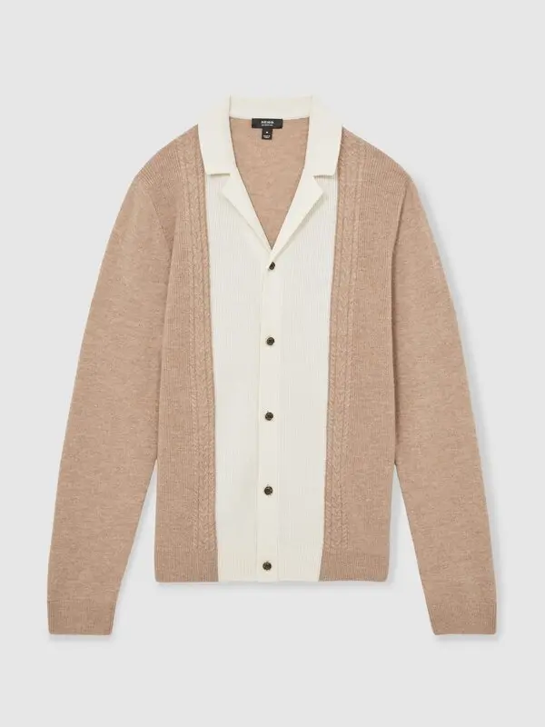 REISS Poland Wool Knitted Shirt