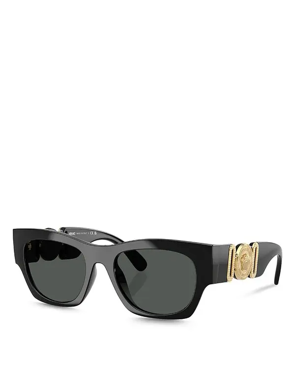 Versace Medusa Glam Pillow Sunglasses - Dark Gray