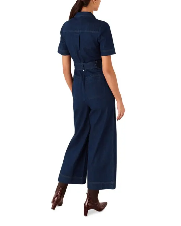 Whistles Belted Jumpsuit - Denim