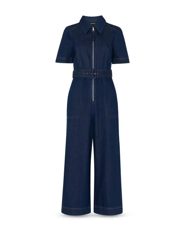 Whistles Belted Jumpsuit - Denim