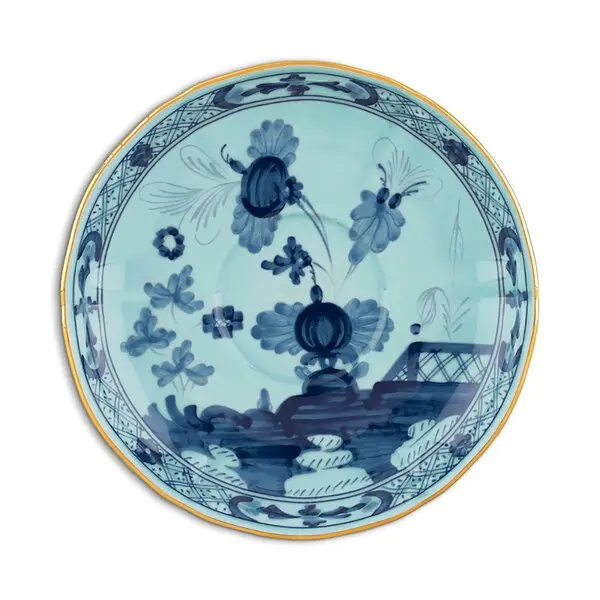 GINORI 1735 Oriente Italiano Tea Saucer - Light Blue