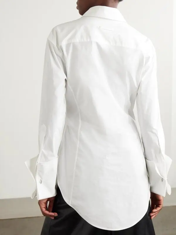 JEAN PAUL GAULTIER Printed Cotton-blend Poplin Shirt