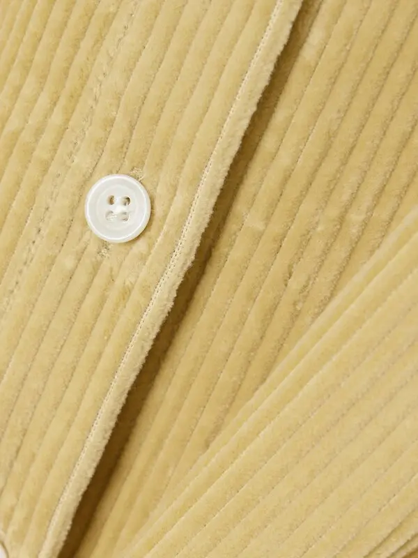 Another Tomorrow Organic Cotton Corduroy Shirt