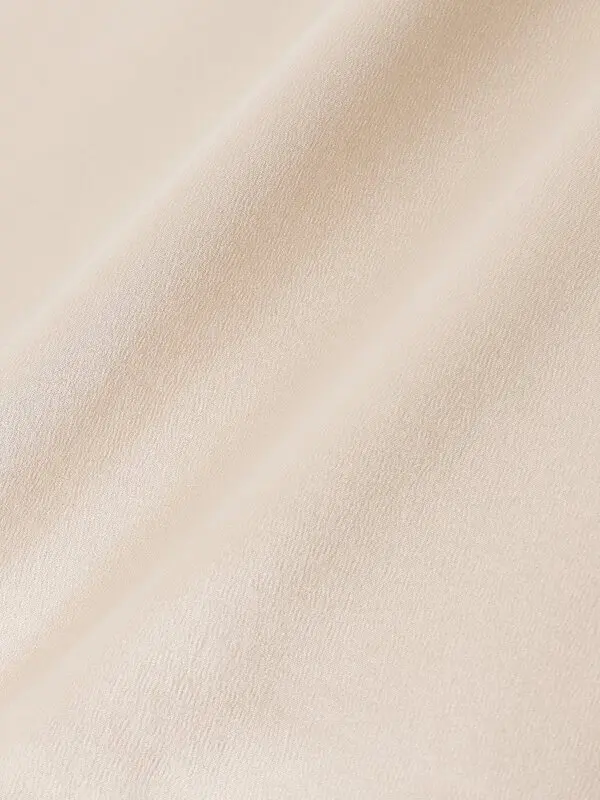 Brunello Cucinelli Bead-embellished Satin Top