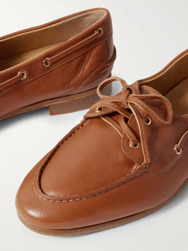 Bally Pathy Leather Boat Shoes