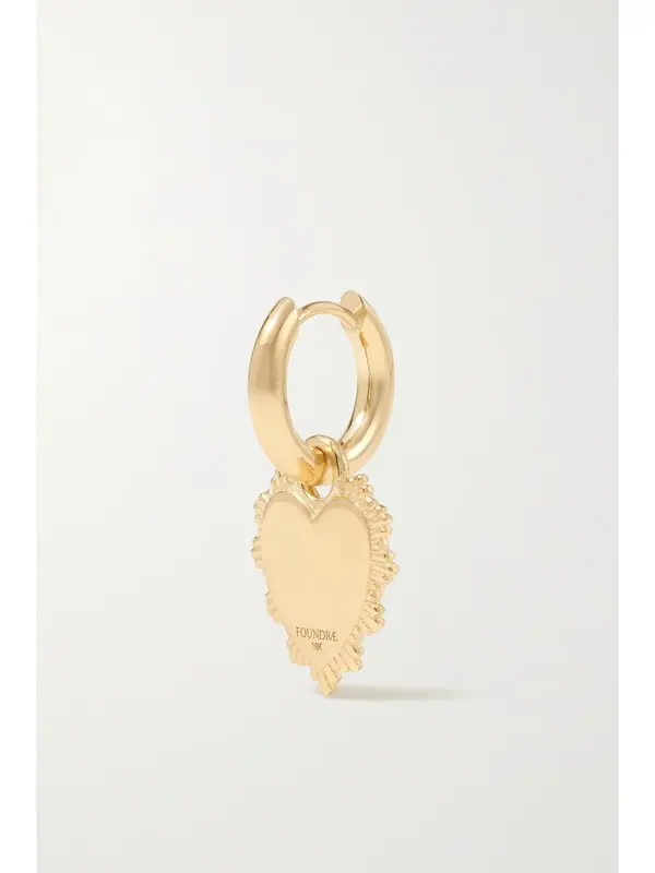 FOUNDRAE 18-karat Diamond Single Earring