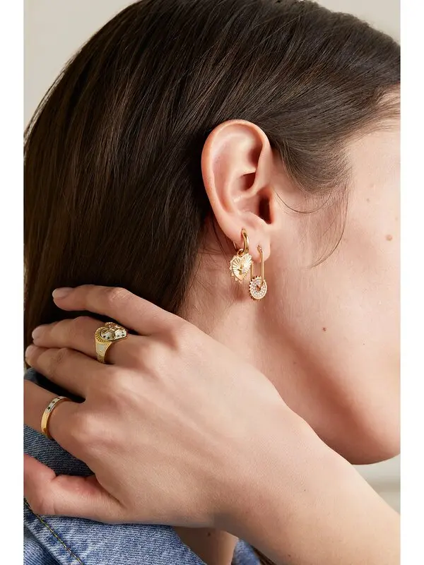 FOUNDRAE 18-karat Diamond Single Earring