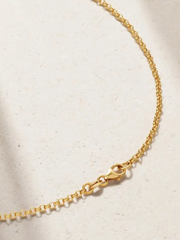 FOUNDRAE Small Open Belcher 18-karat Necklace