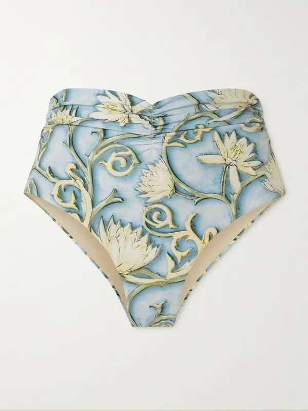 Agua Bendita Vaiven Soledad Bikini Briefs - Blue