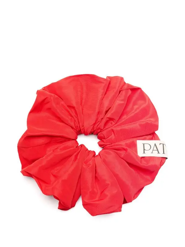 Patou Volume Faille Scrunchie - Red