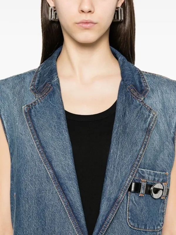 Coperni Sleeveless Denim Jacket