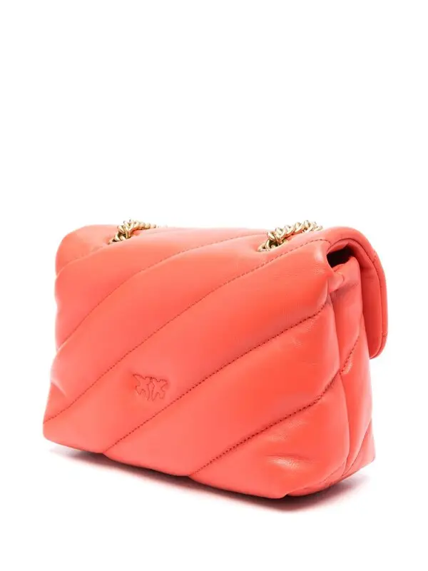 Pinko Mini Love Puff Shoulder Bag - Orange