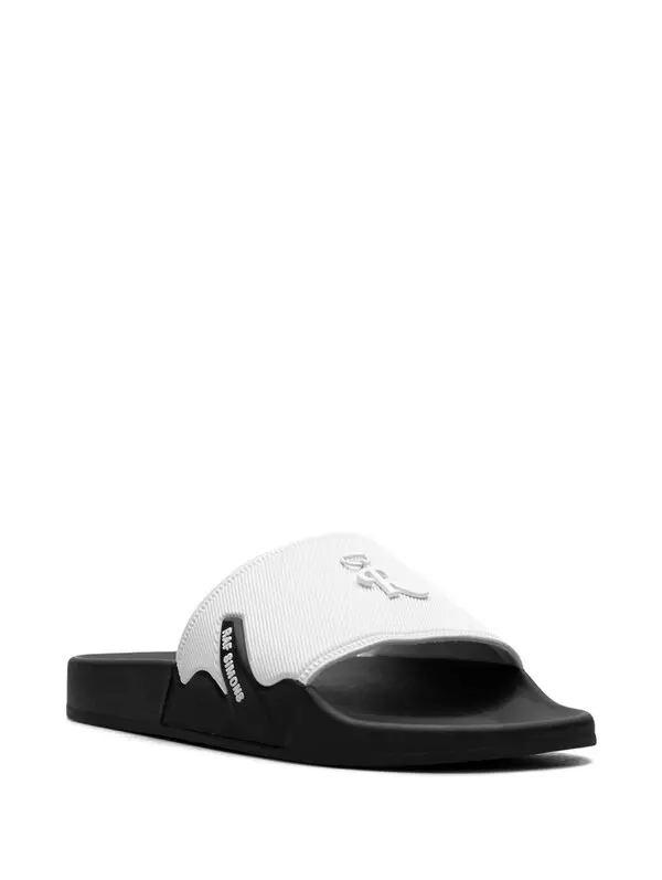 Raf Simons Astra Logo-embellished Slides - White