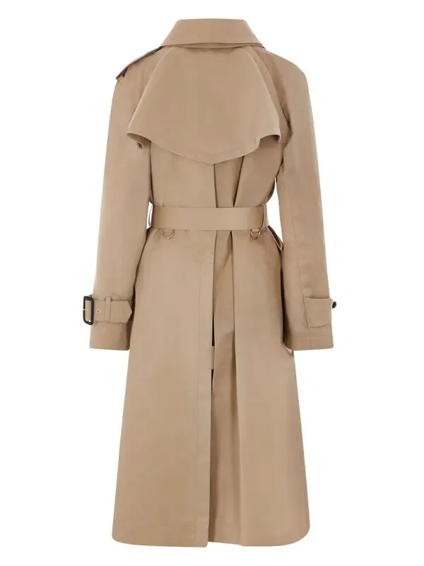 Sacai Double-breasted Twill Trench Coat