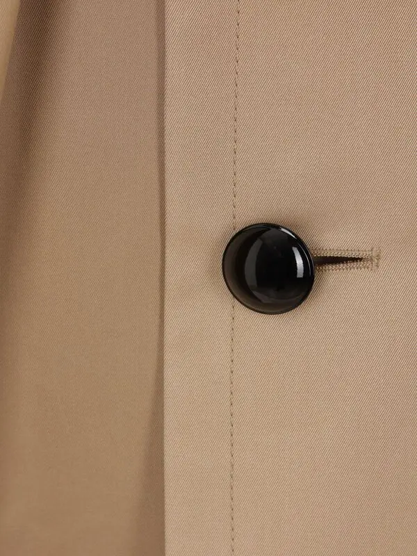Sacai Double-breasted Twill Trench Coat