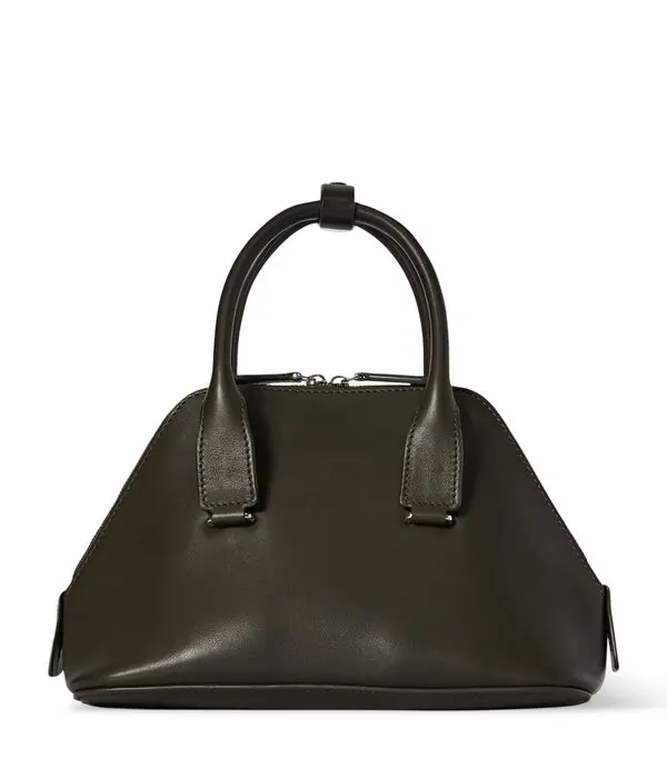 THE ROW Mini Devon Leather Top-handle Bag