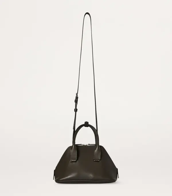 THE ROW Mini Devon Leather Top-handle Bag