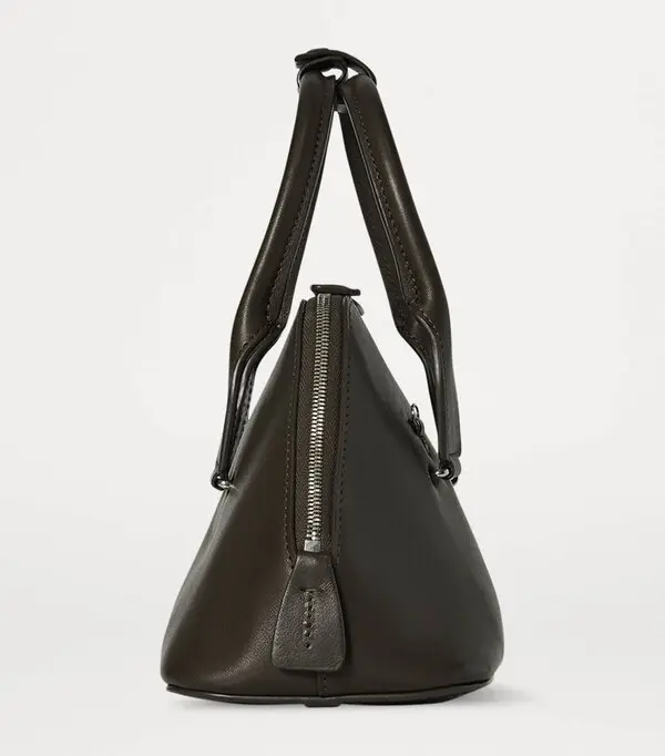 THE ROW Mini Devon Leather Top-handle Bag