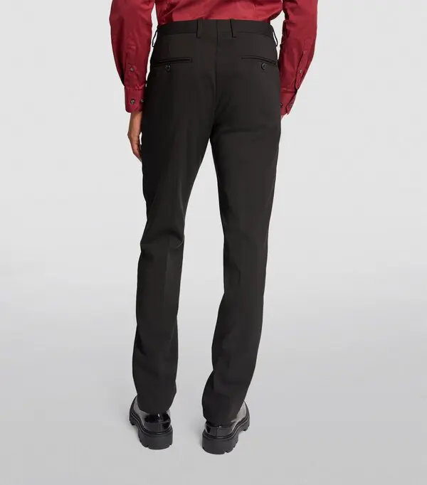 Giorgio Armani Virgin Wool Straight Trousers