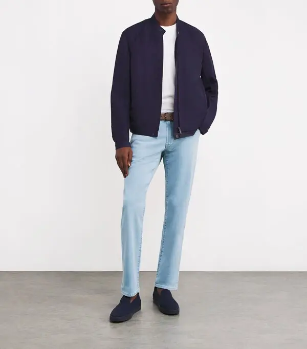 Giorgio Armani Stretch-cotton Slim Jeans