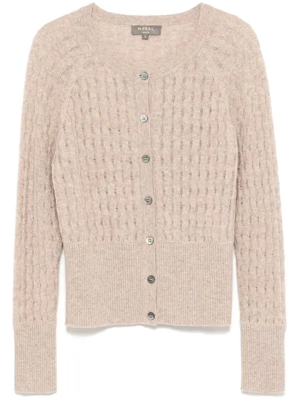 N.peal Moving Rib Cardigan