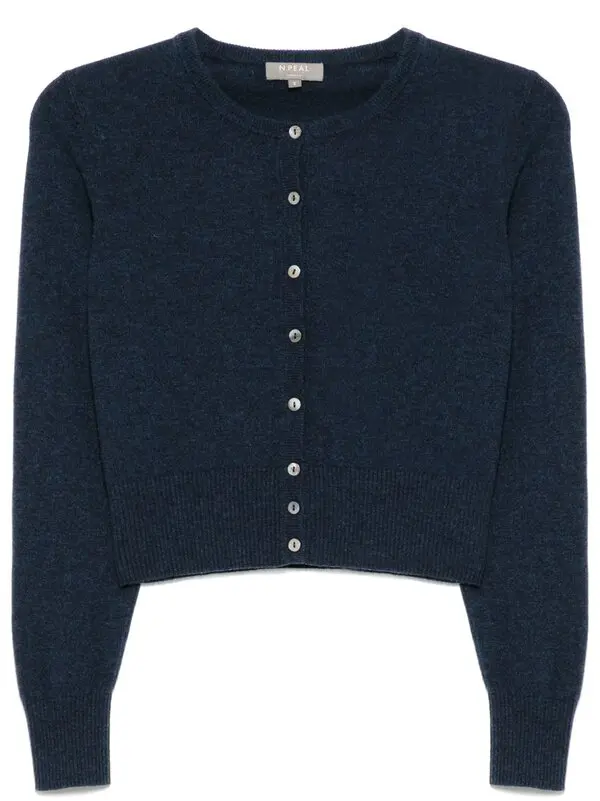 N.peal Ivy Cropped Cardigan - Blue