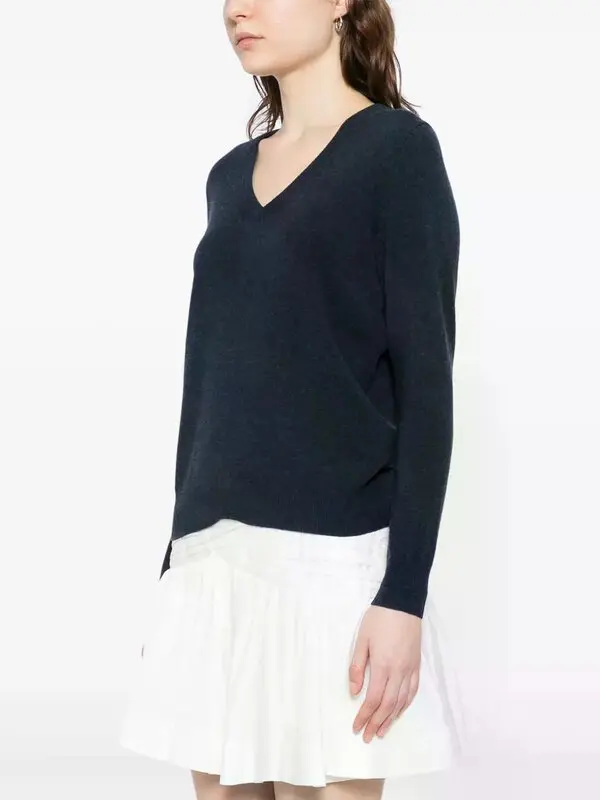 N.peal Phoebe V-neck Jumper - Blue