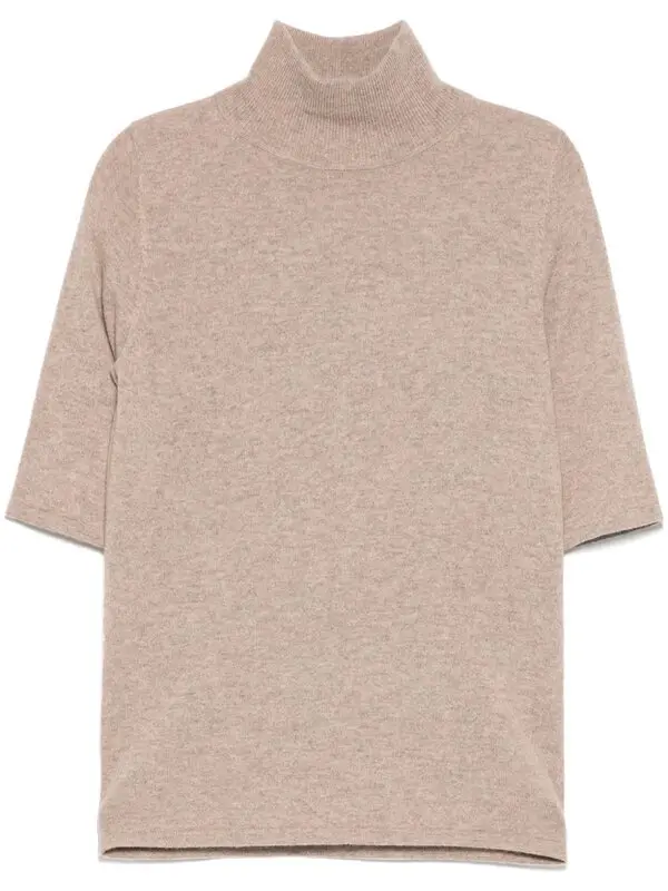 N.peal Mock Neck T-shirt