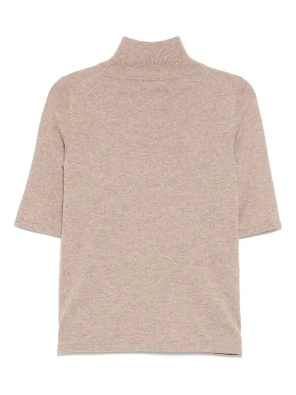 N.peal Mock Neck T-shirt