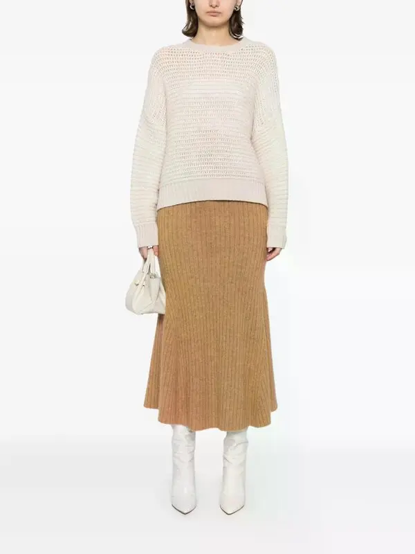 N.peal Mesh Knit Pullover