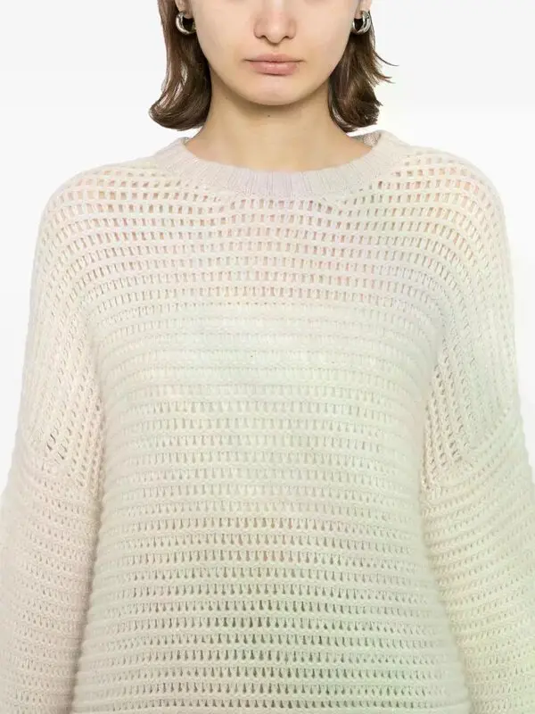 N.peal Mesh Knit Pullover