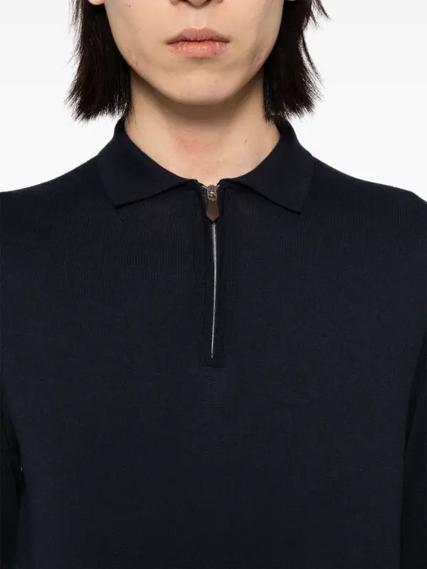 N.peal Long Sleeve Polo Shirt