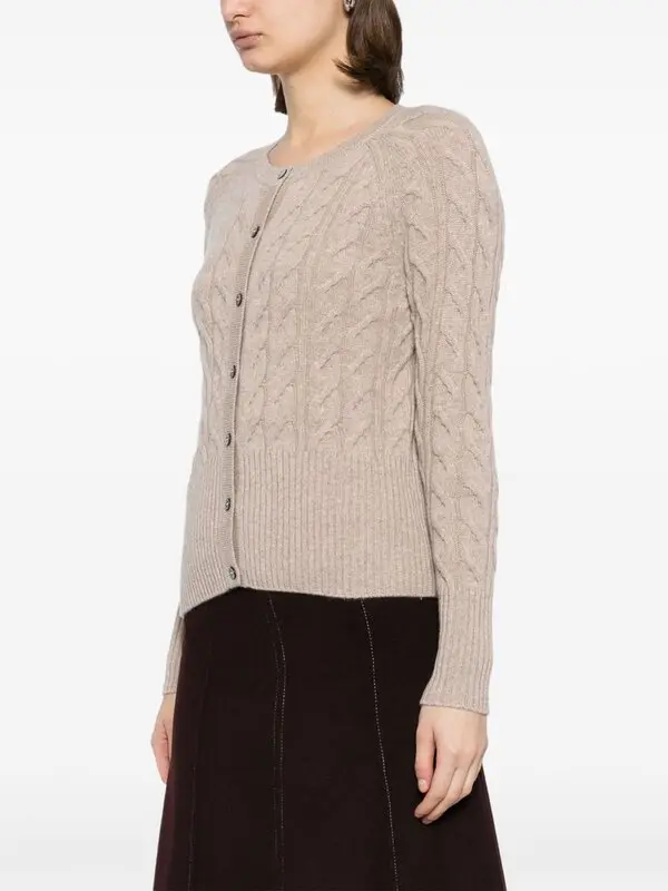 N.peal Myla Cable Knit Cardigan