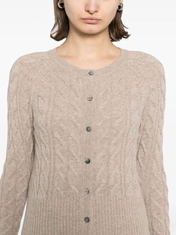 N.peal Myla Cable Knit Cardigan