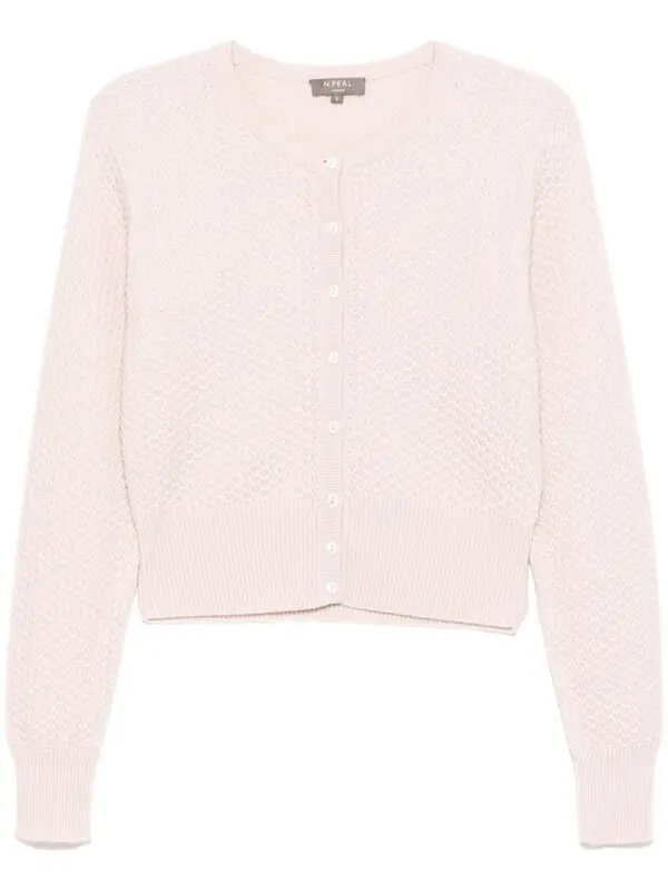 N.peal Tuck Stitch Cardigan