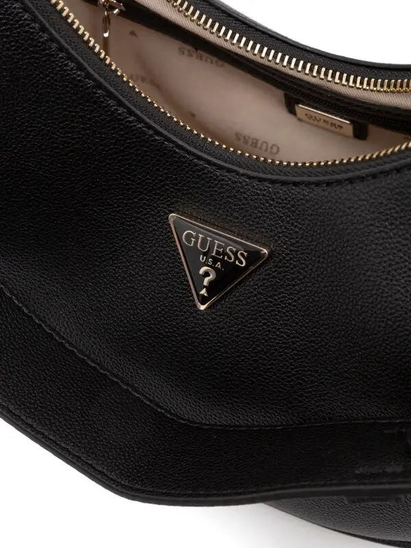 Guess Fedora Hobo Shoulder Bag - Black