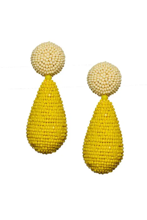 Sachin & Babi Alena Clip-on Earrings - Canary