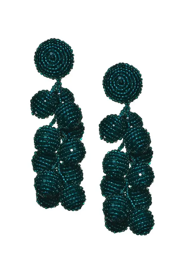 Sachin & Babi Coconuts Clip-on Earrings - Teal