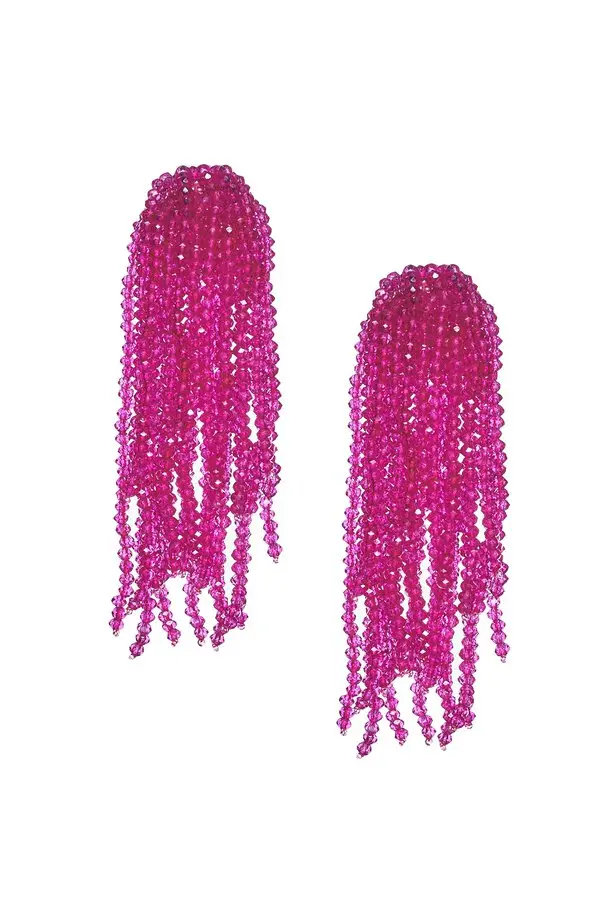 Sachin & Babi Fountain Clip-on Earrings - Cerise