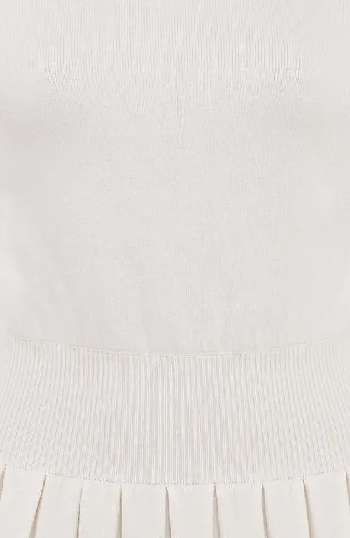 House Of Cb Willow Mock Neck Long Sleeve Mini Sweater Dress
