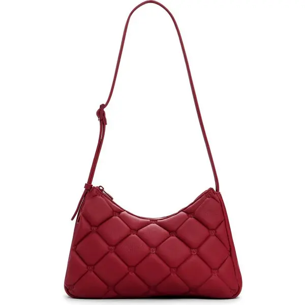 Desigual Diamond Quilted Shoulder Bag - Dark Red